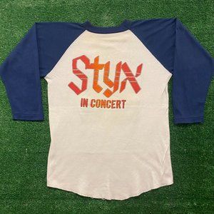 Styx | Shirts | Styx Vintage 9s Rock Band Tshirt | Poshmark